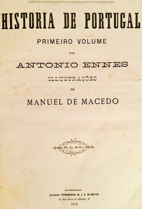HISTORIA DE PORTUGAL – ANTONIO ENNES – ILUSTRAÇÕES DE MANUEL MACEDO ...